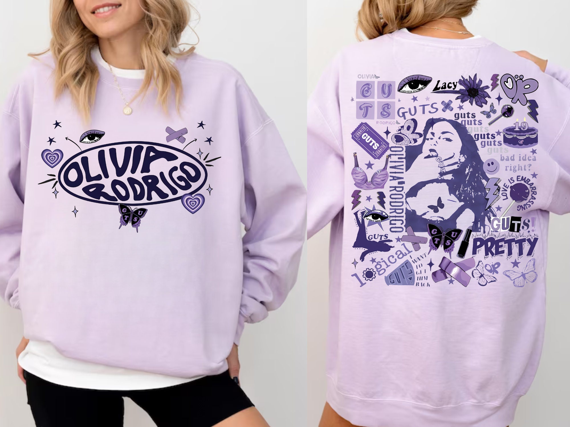 Guts Olivia Comfort Color Shirt Olivia Rodrigo Album GUTS Shirt Vampire ...