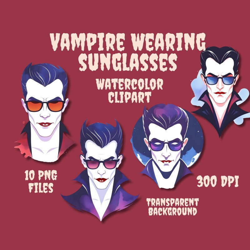 Vampire Sunglasses - Etsy
