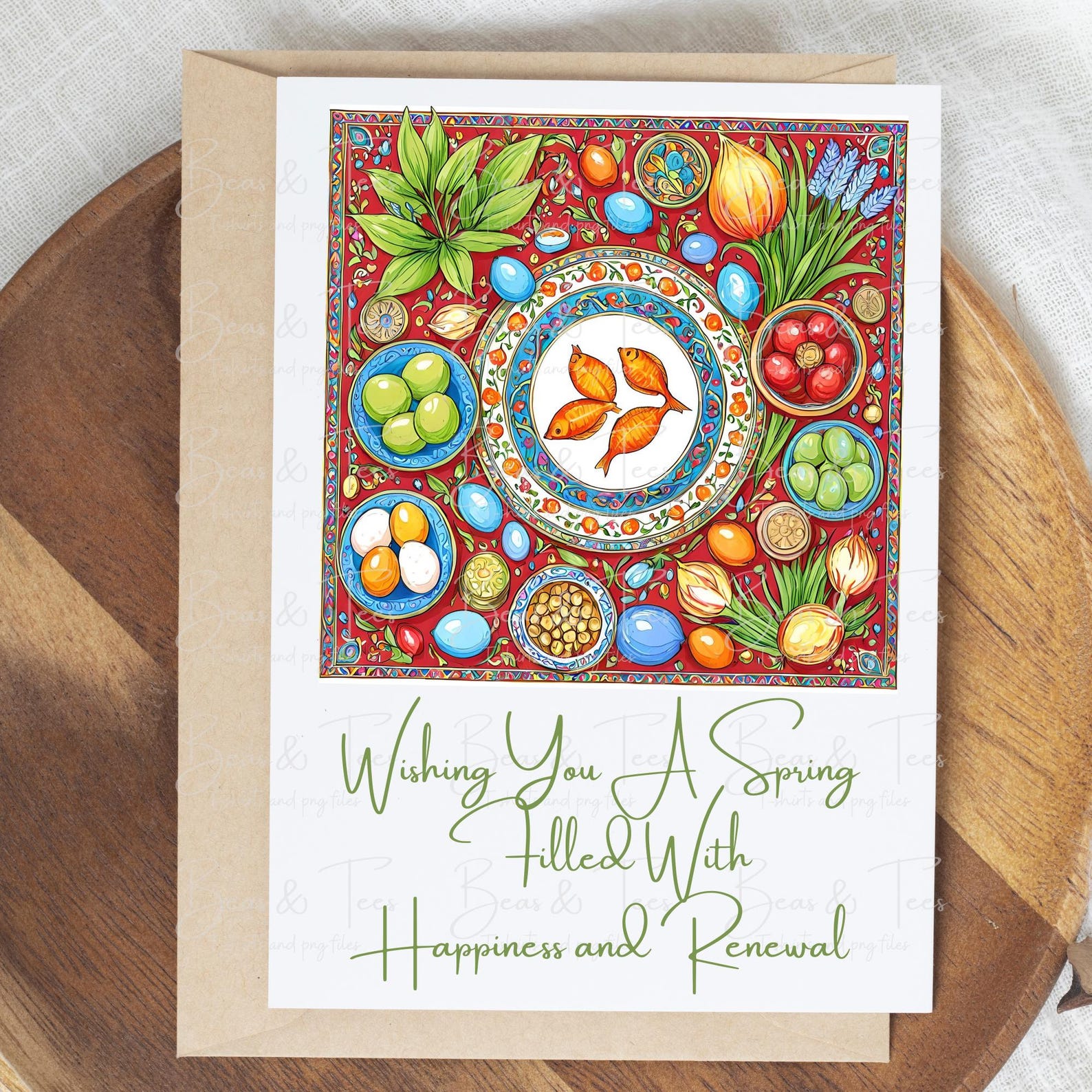 Nowruz Clipart Set Persian New Year Haft-seen Graphics Printable Spring ...