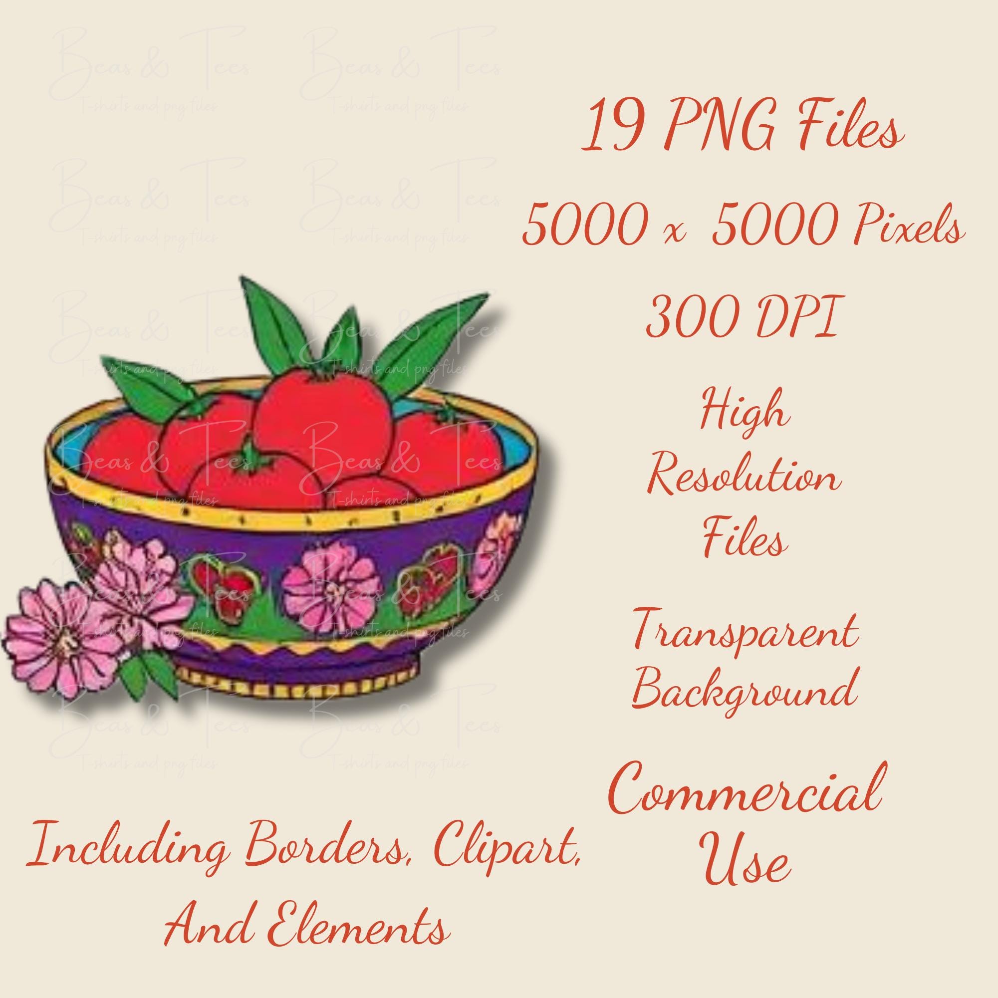 Nowruz Clipart Bundle Haft Sin Table Digital Graphics Persian New Year ...