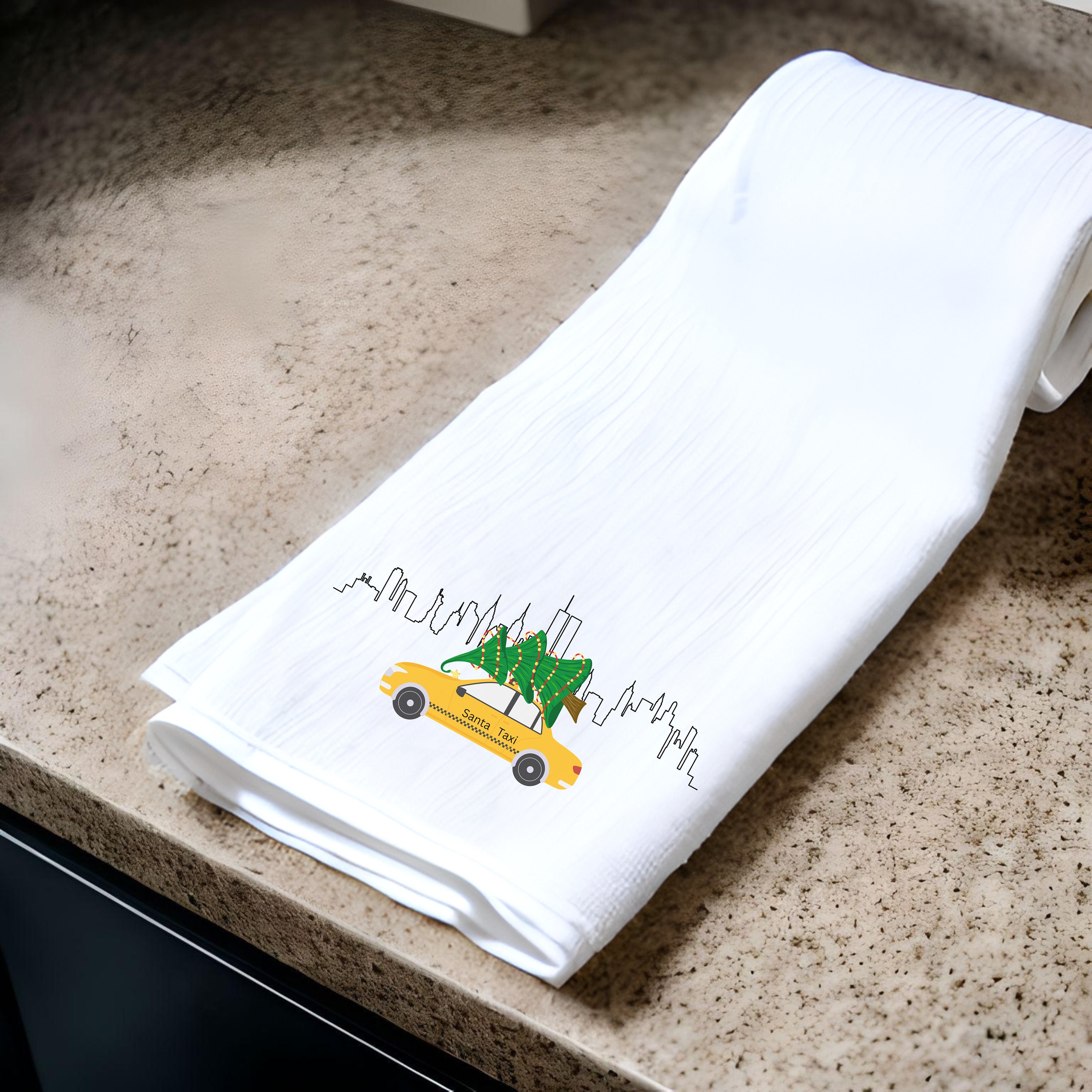 New York City Santa Taxi PNG NYC Christmas Clipart Merry Christmas ...