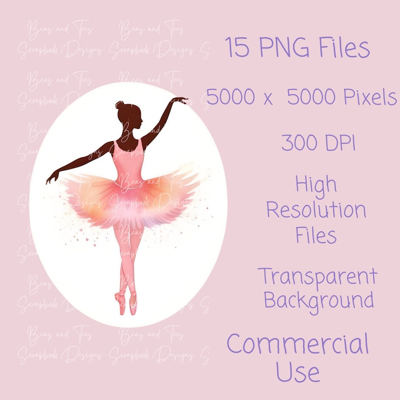 African American Ballerina Clipart Black Ballerina Printable PNG ...