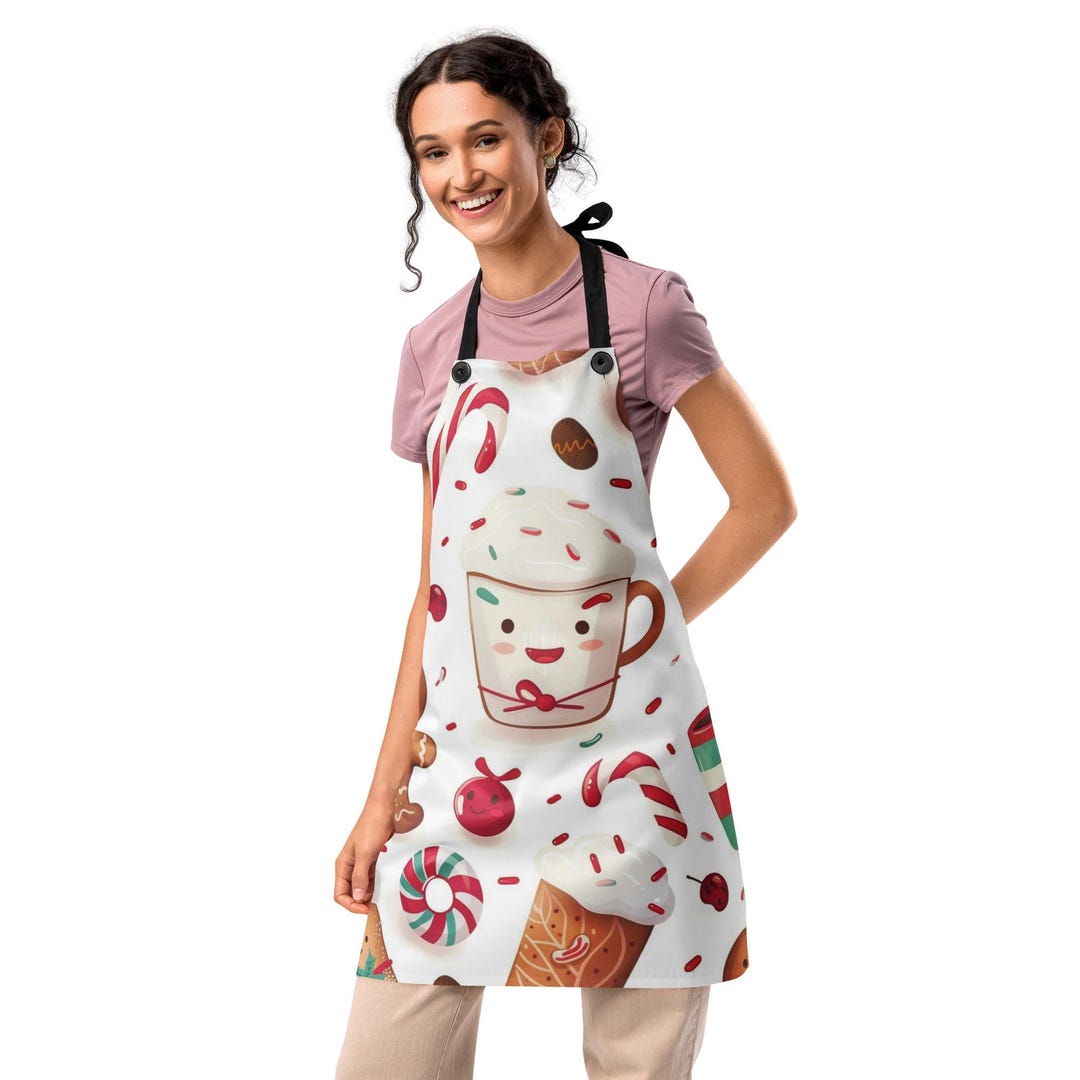 Cocoa and Candy Holiday Apron - Etsy