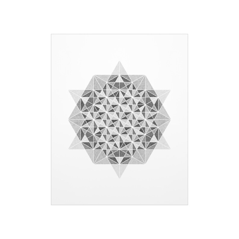 Sacred Geometry the Grid of Life Premium Matte Vertical Posters Wall ...