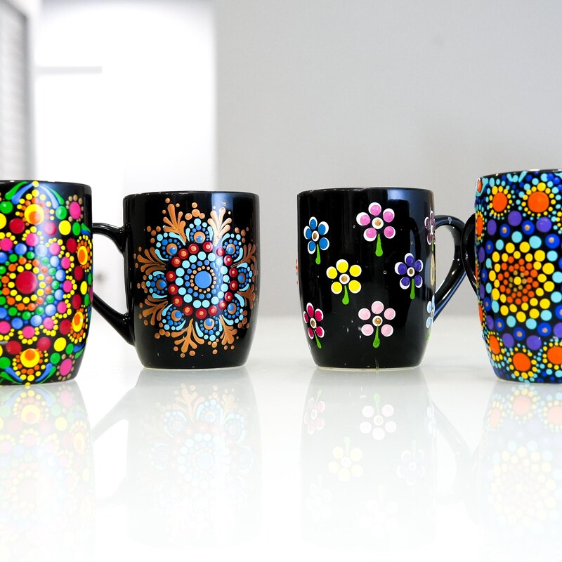 Mandala Mug - Etsy