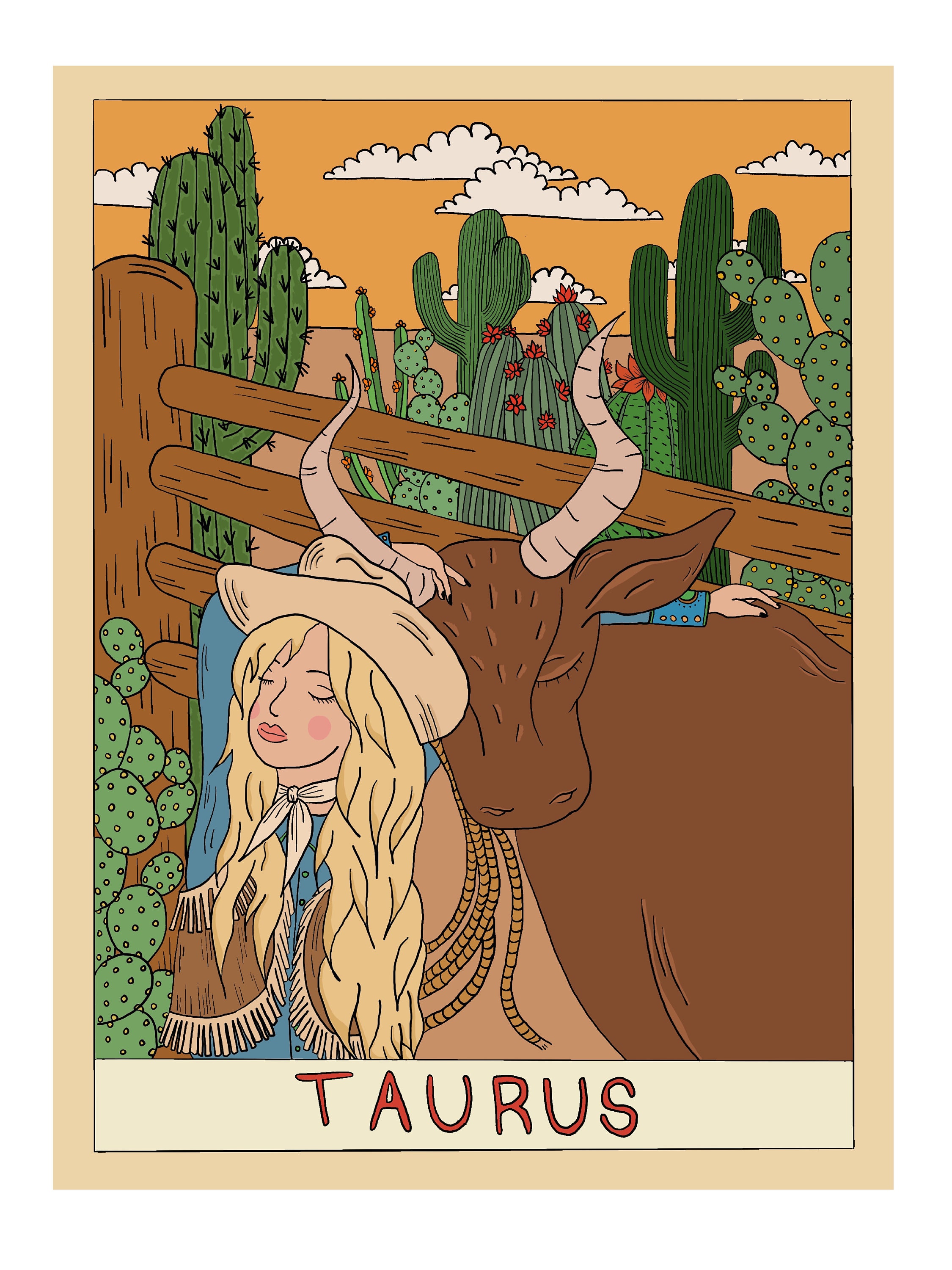 Taurus Tarot Card - Etsy