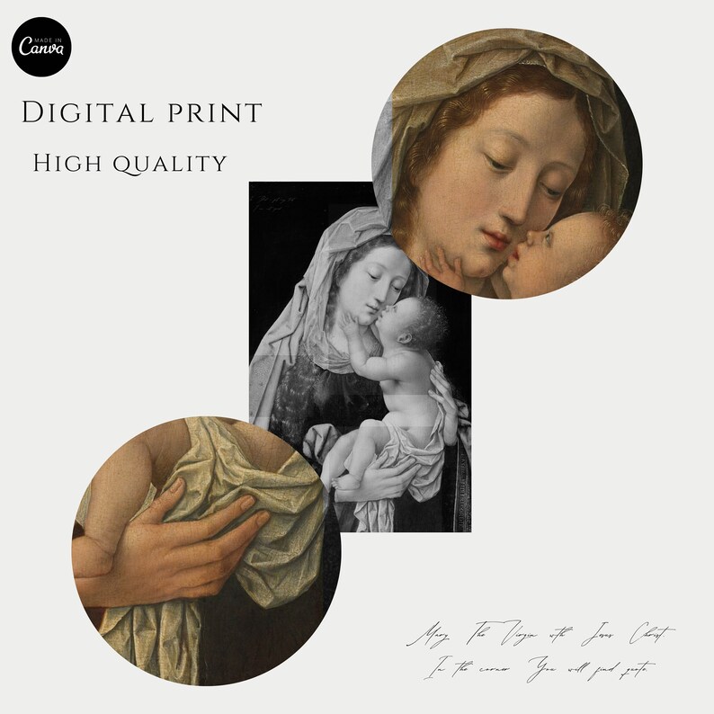 Mary the Virgin Mary With Jesus God I Am Not Afraid Bible - Etsy Australia