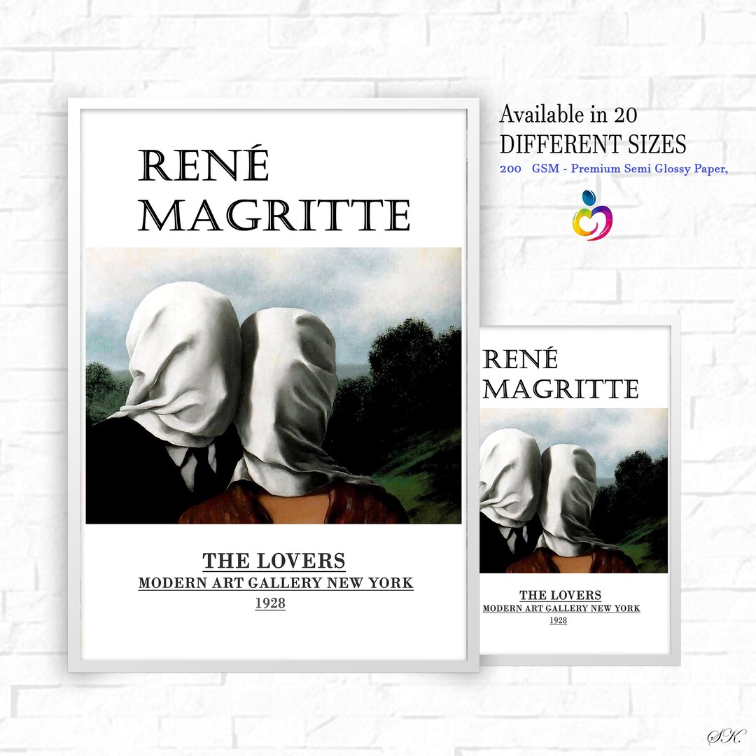 Rene Magritte Poster Rene Magritte print Rene Magritte wall - Etsy España