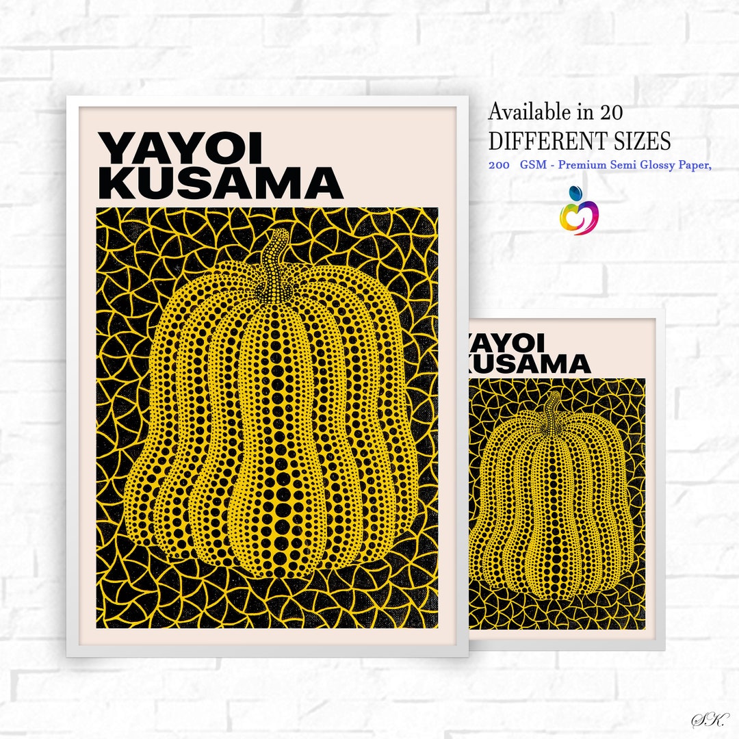 Vintage Poster Yayoi Kusama Poster Yayoi Kusama Poster Decoration Art ...
