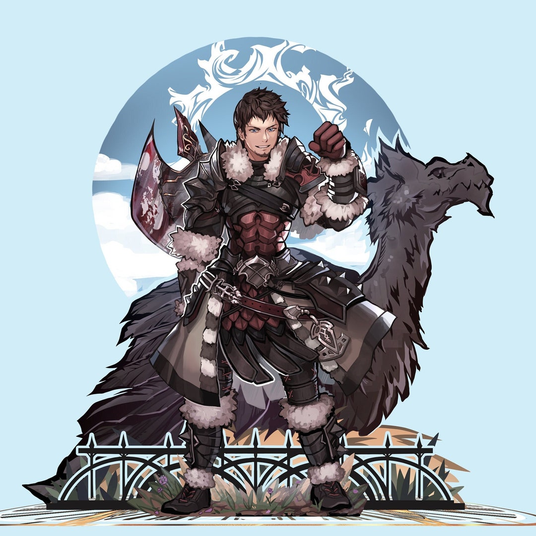 FFXIV Ardbert Acrylic Standee Large Multi Layered Display Piece - Etsy