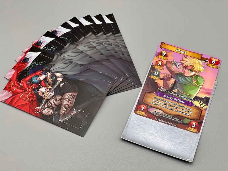Original Art Card Sleeves (70) - Mona Genshin Impact - Etsy