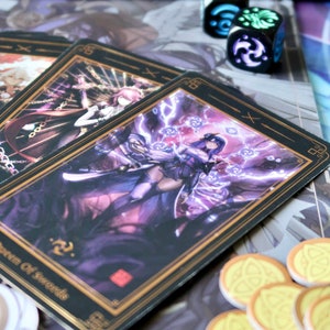 Genshin Tarot the Genshin Impact Board Game Fan Project - Etsy Canada