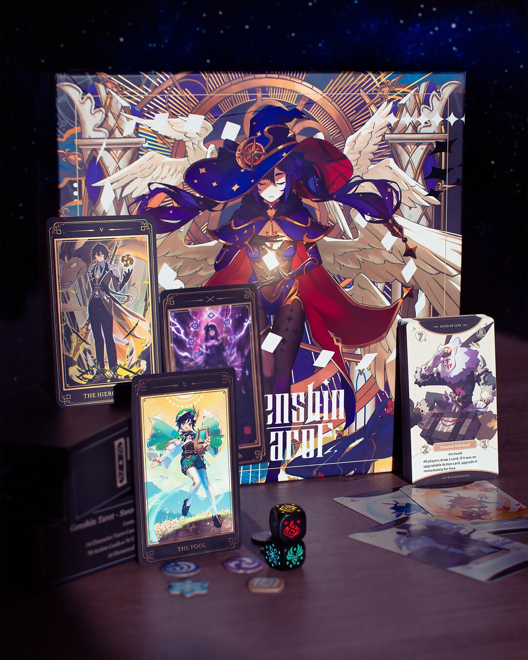 Genshin Impact Board Game fan Project - Etsy UK