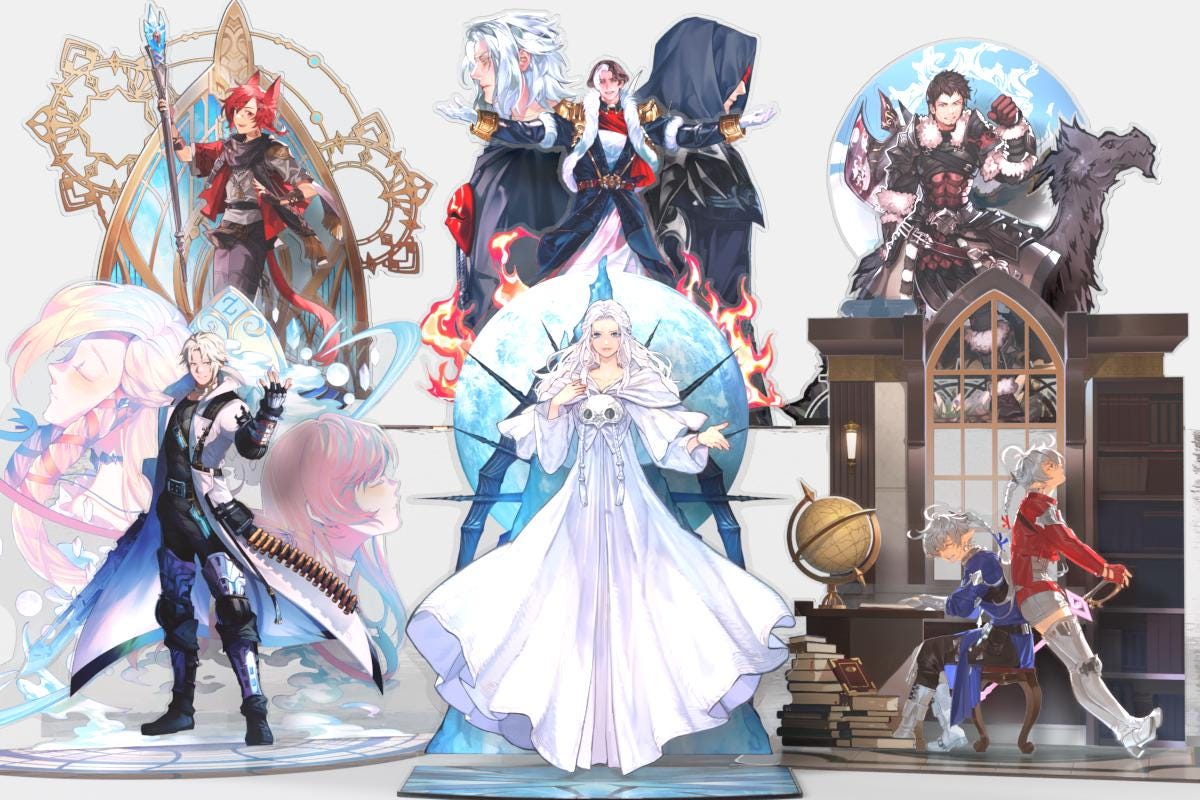 FFXIV Thancred Acrylic Standee - Large Multi Layered Display Piece - Etsy