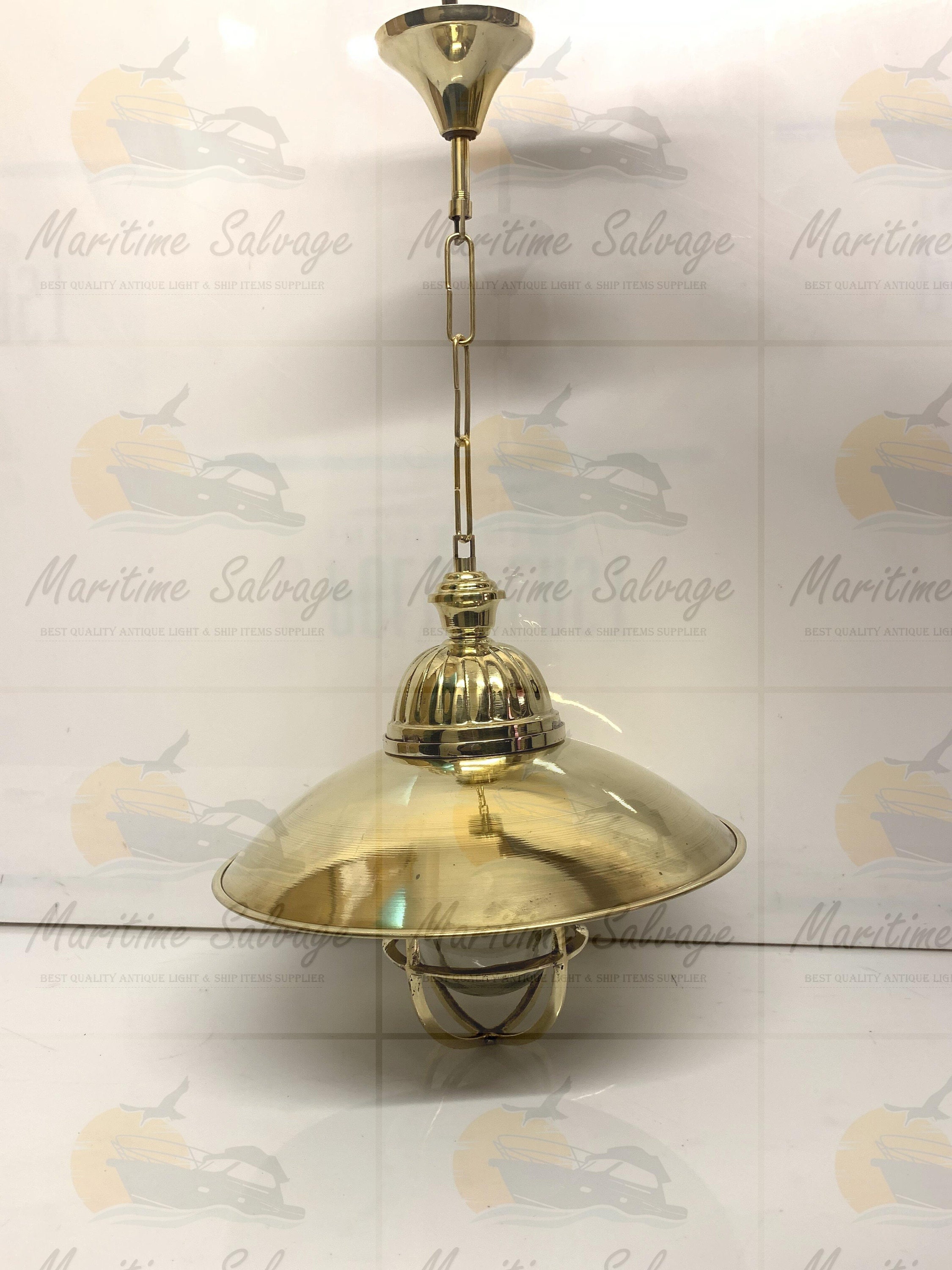 Nautical Ship Pasageway Bulkhead Brass Hanging Cargo New Light With ...