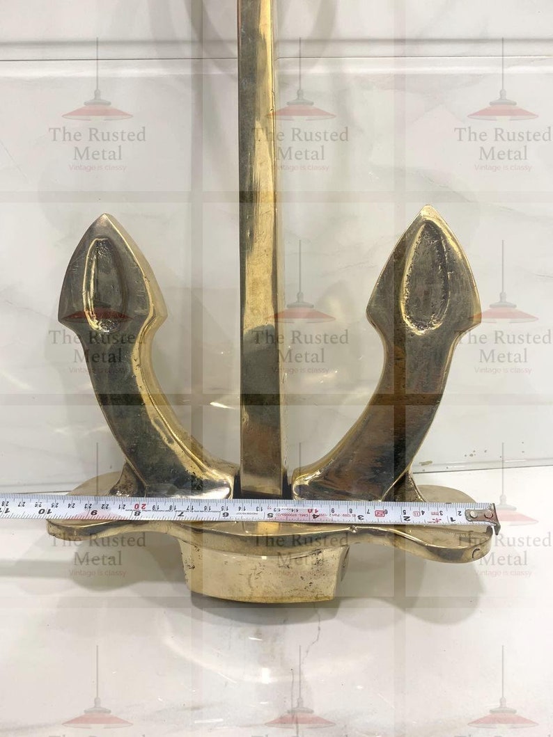 Antique Brass Anchor Tug Boat Wall Decor Nautical Wall Decoration Brass ...