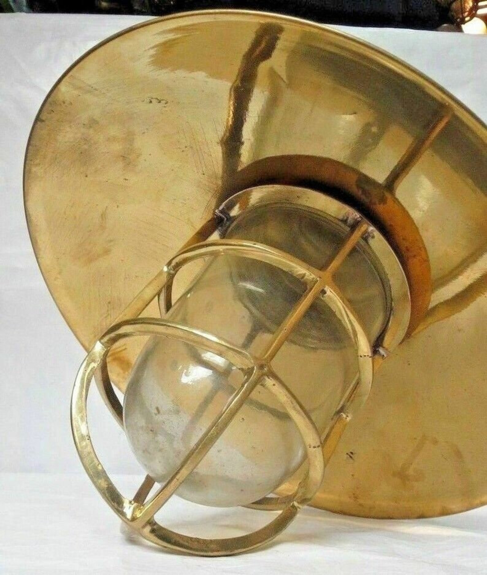 Nautical Goose Neck Ship Solid Wall Light Sconce Brass Marine Style ...
