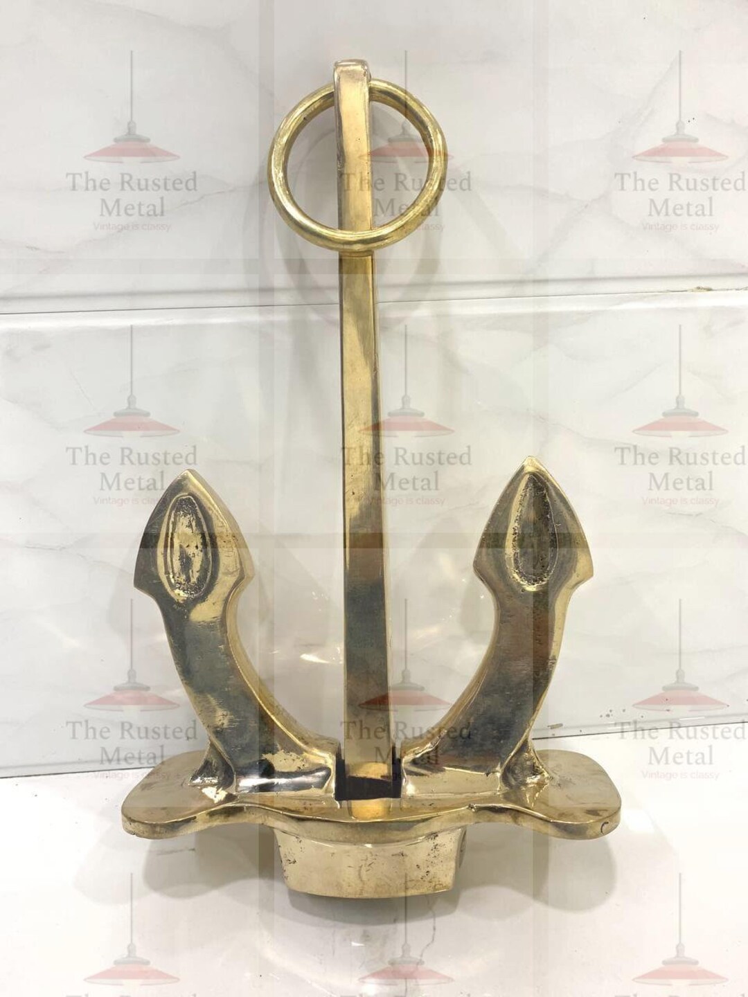 Antique Brass Anchor Tug Boat Wall Decor Nautical Wall Decoration Brass ...