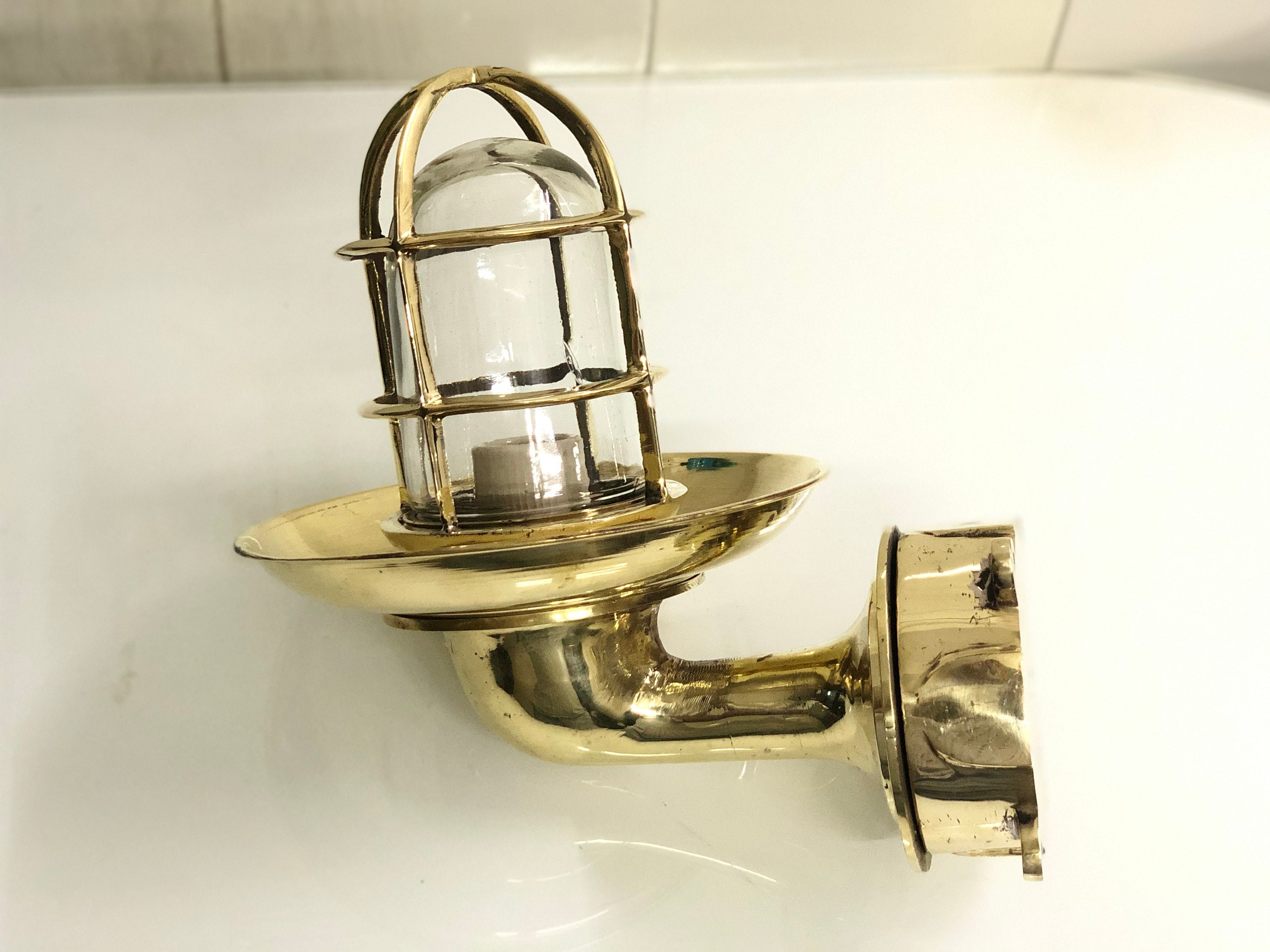 Nautical Style New Marine Ship Wall Bulkhead Light Made of Brass With ...