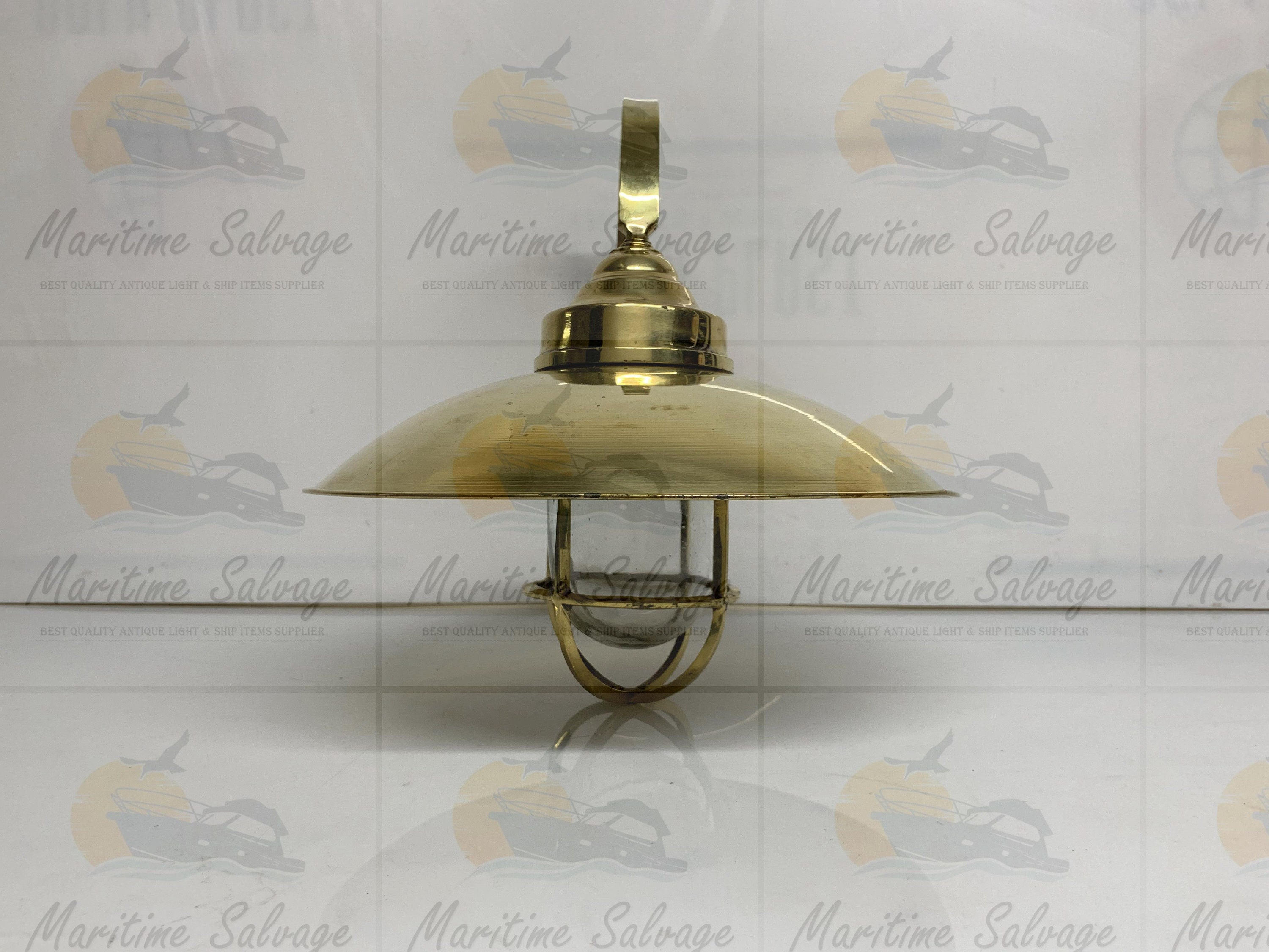 Bulkhead Nautical Goose Neck Ship Solid Wall Light Sconce Made of Brass ...