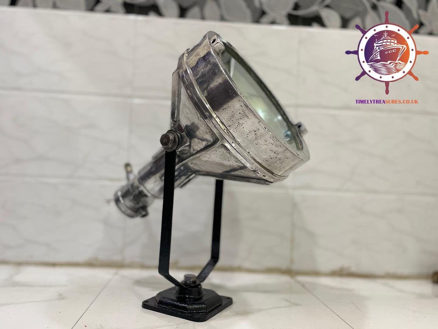 Timeless Spotlight Vintage Old Antique Solid Aluminum Prompt ...