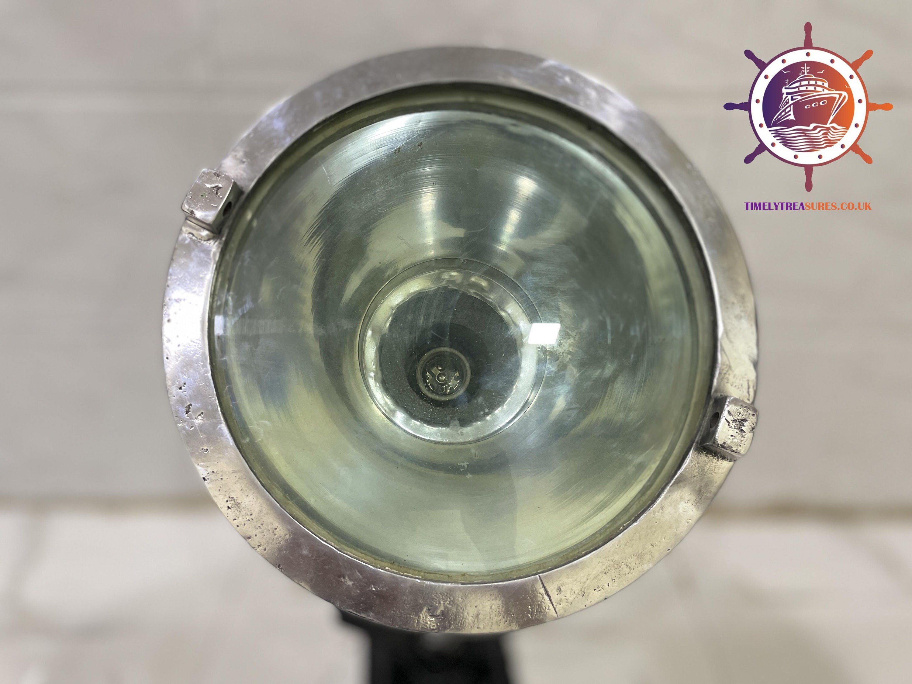 Timeless Spotlight Vintage Old Antique Solid Aluminum Prompt ...