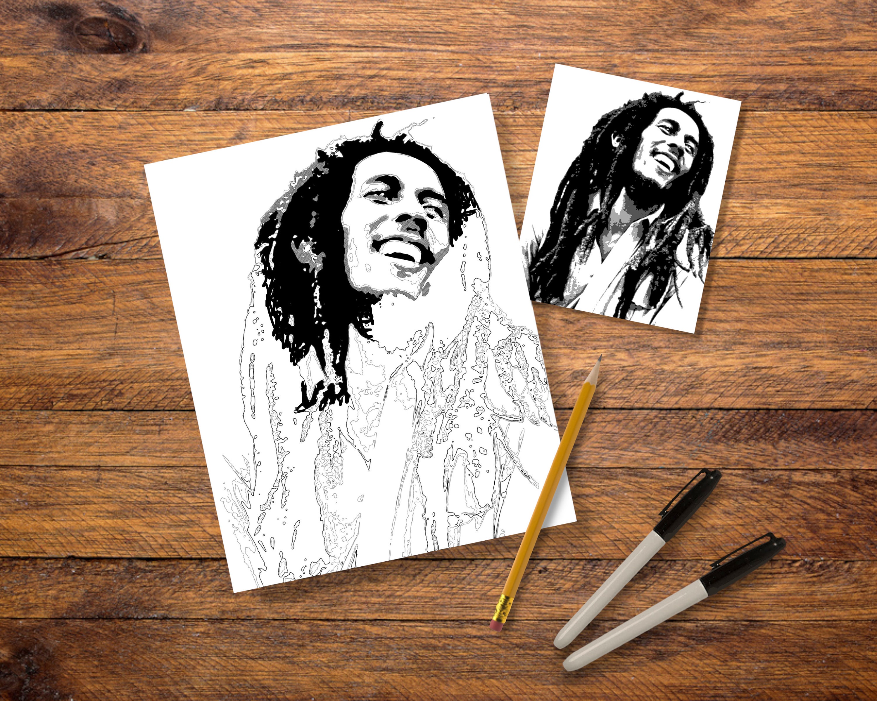 9 Printable Art Shading Practice, Classic Famous People - Etsy