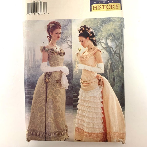 Bustle Dress Pattern - Etsy