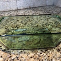Vintage Pyrex White Glass Loaf Pan - Etsy