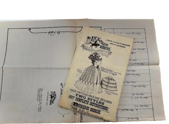 Vintage Buckaroo Bobbins costume Ladies clothing patt… - Gem