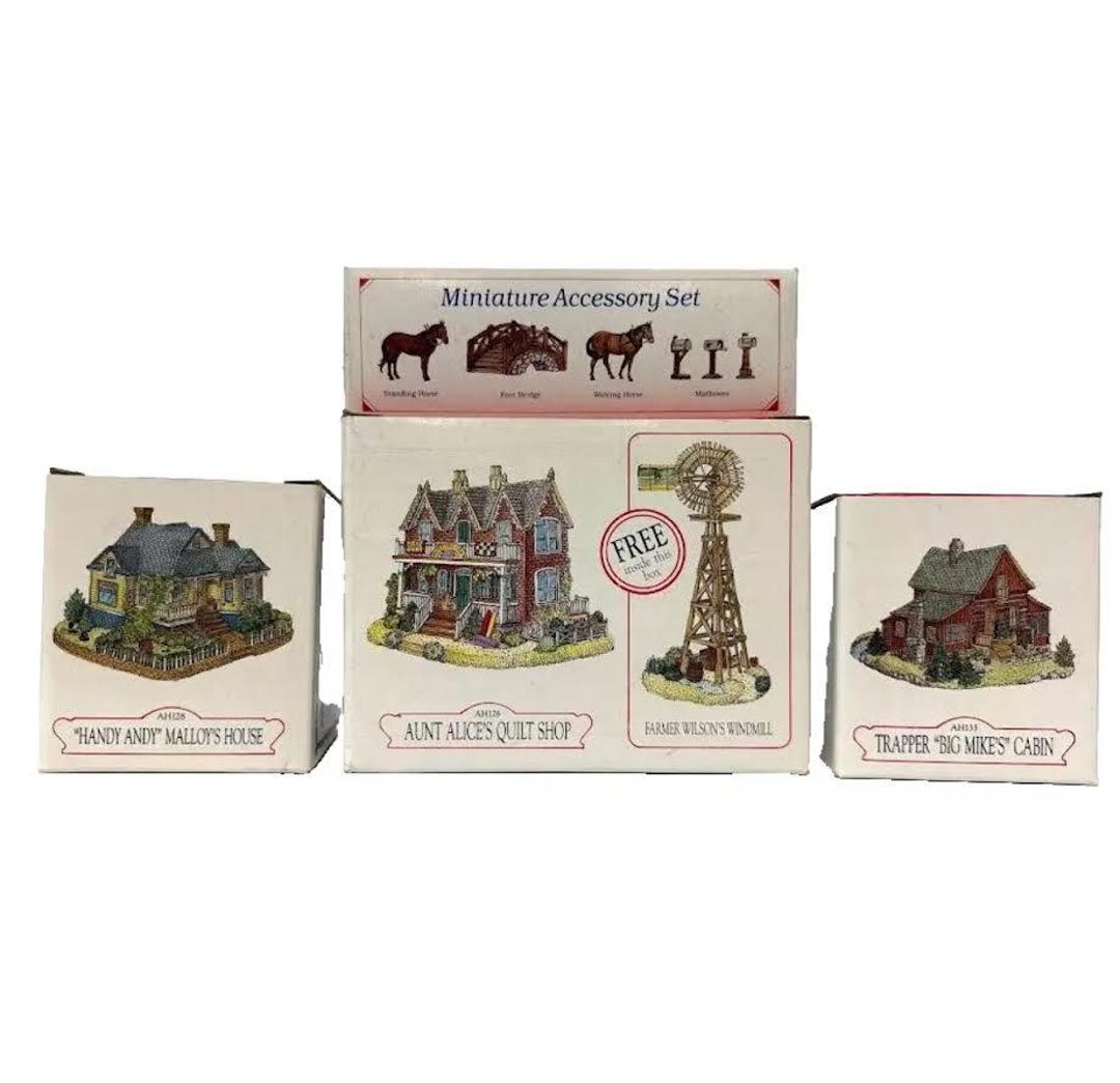 Vintage Liberty Falls Collector Miniature Frontier Village in Colorado ...