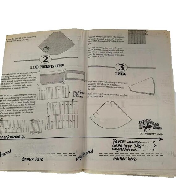 Vintage Buckaroo Bobbins costume Ladies clothing patt… - Gem