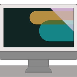 Computer Wallpaper Maximalist Modern - Etsy