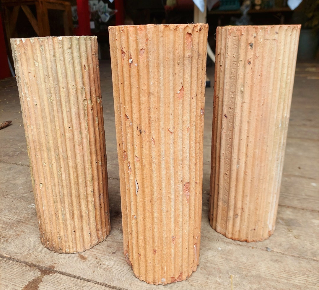 Vintage Clay Drainage Pipes - Etsy