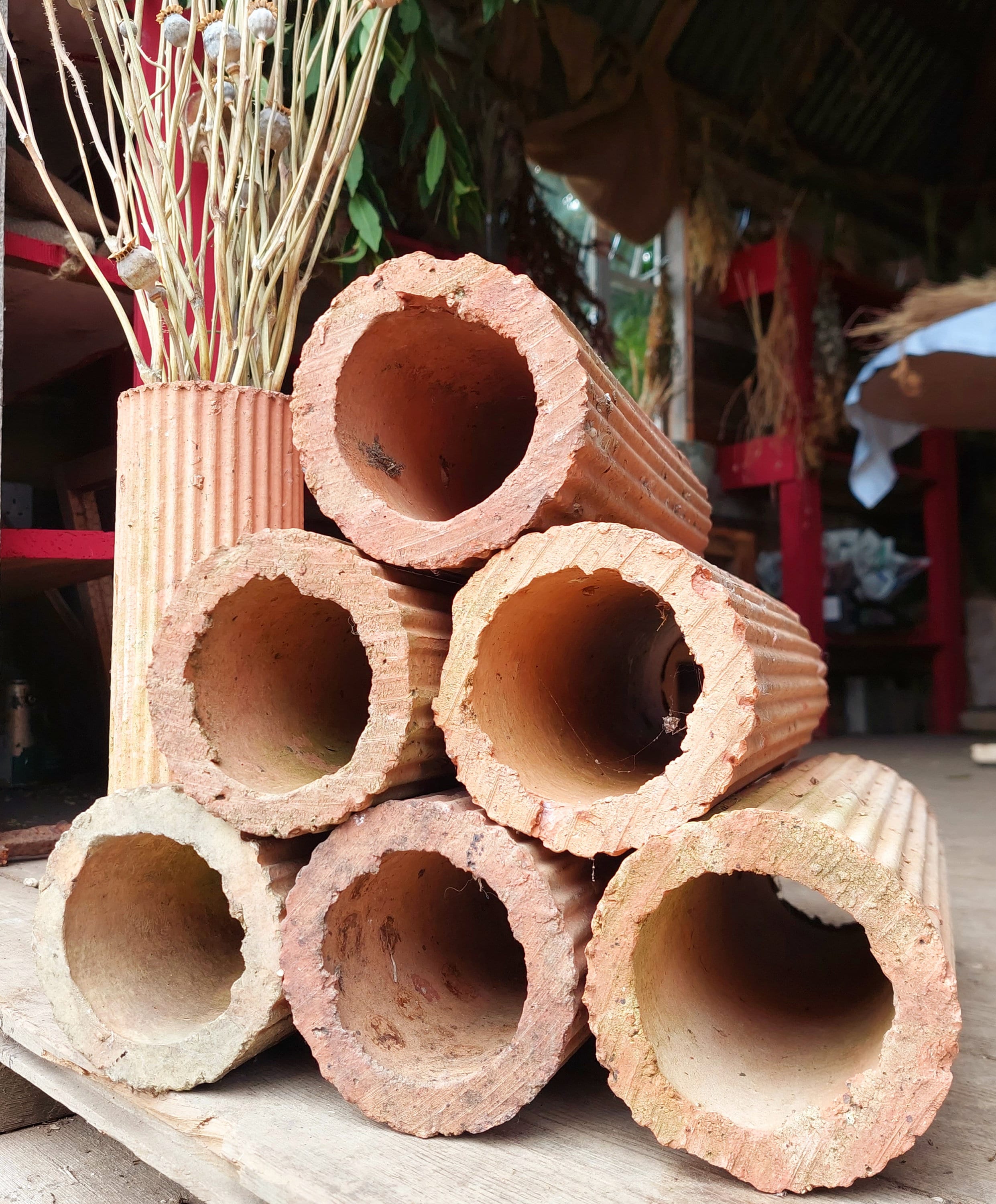 Vintage Clay Drainage Pipes - Etsy UK