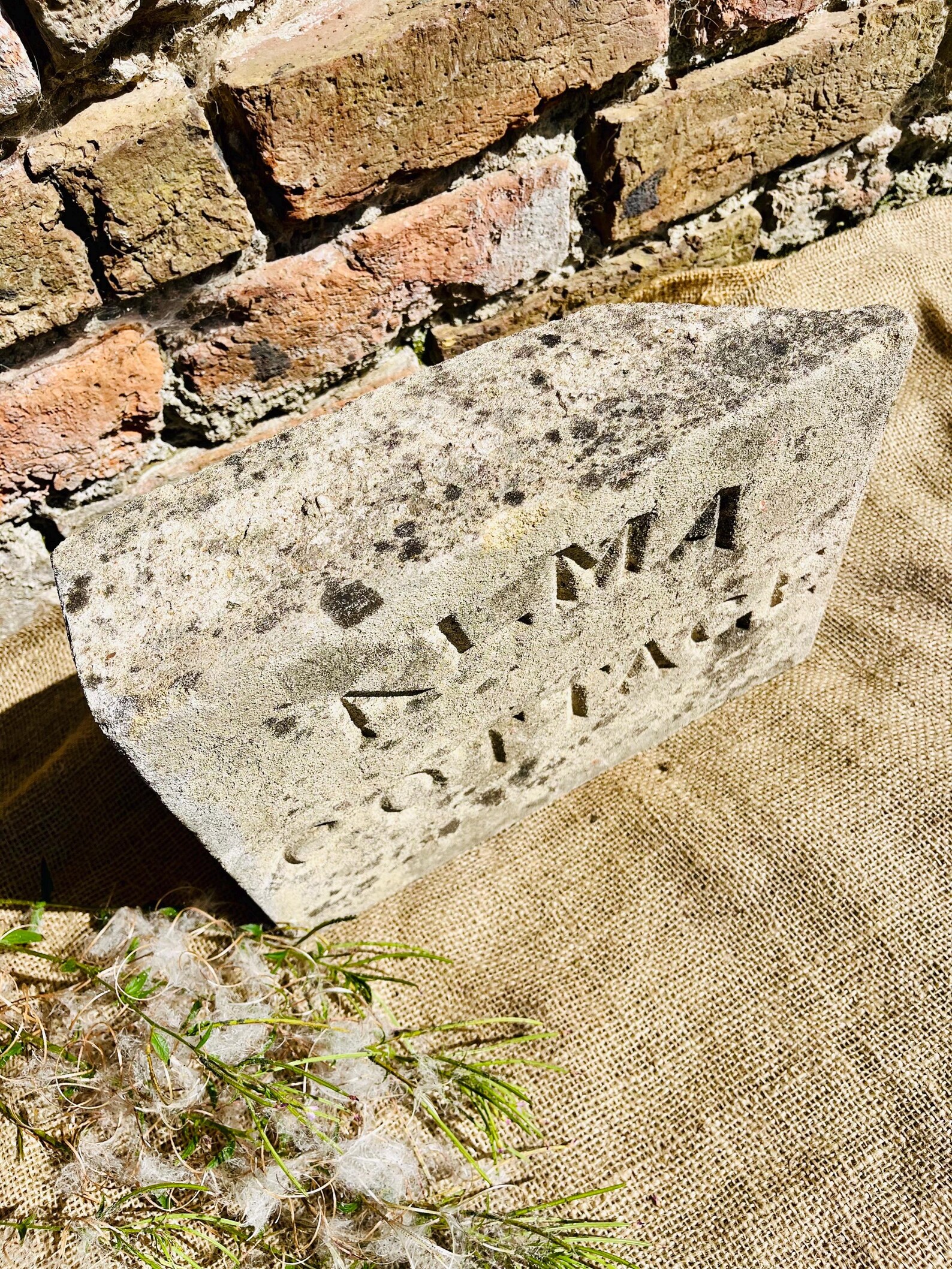 Antique Alma Cottage Name Stone/ House Name Stone - Etsy UK
