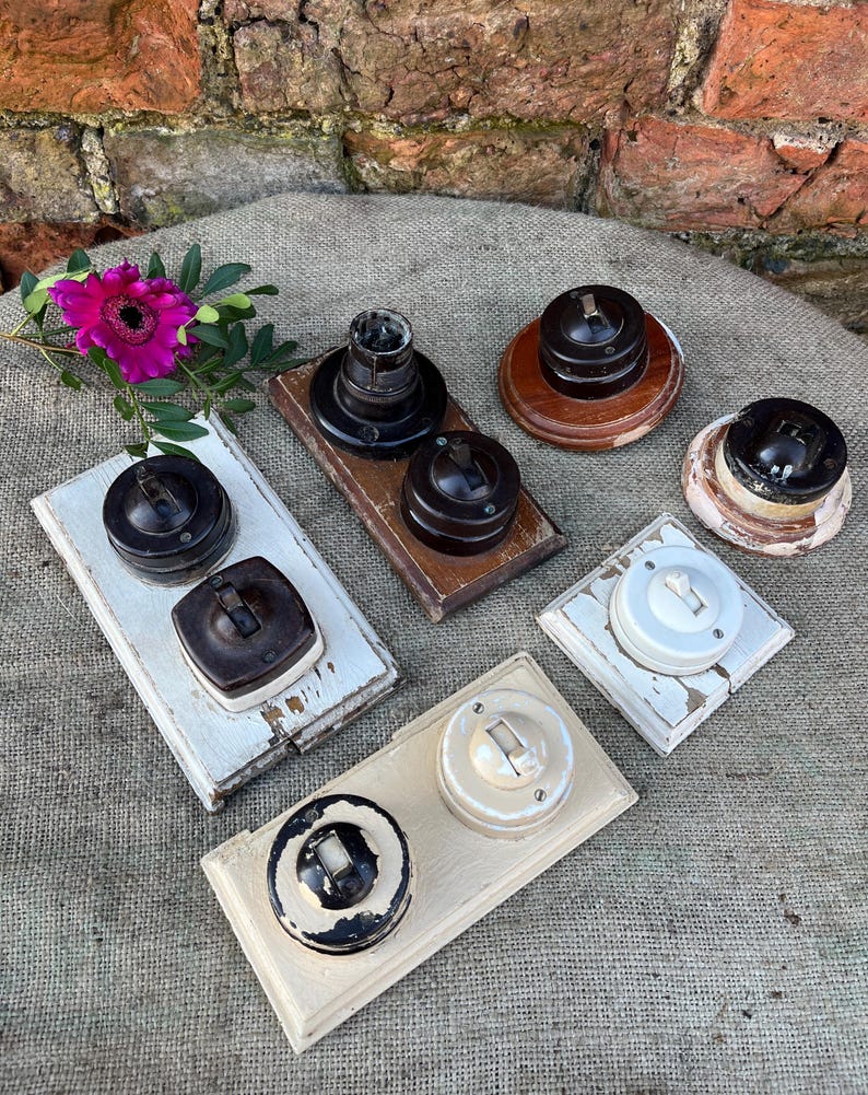 Vintage Bakelite Light Switches - Etsy