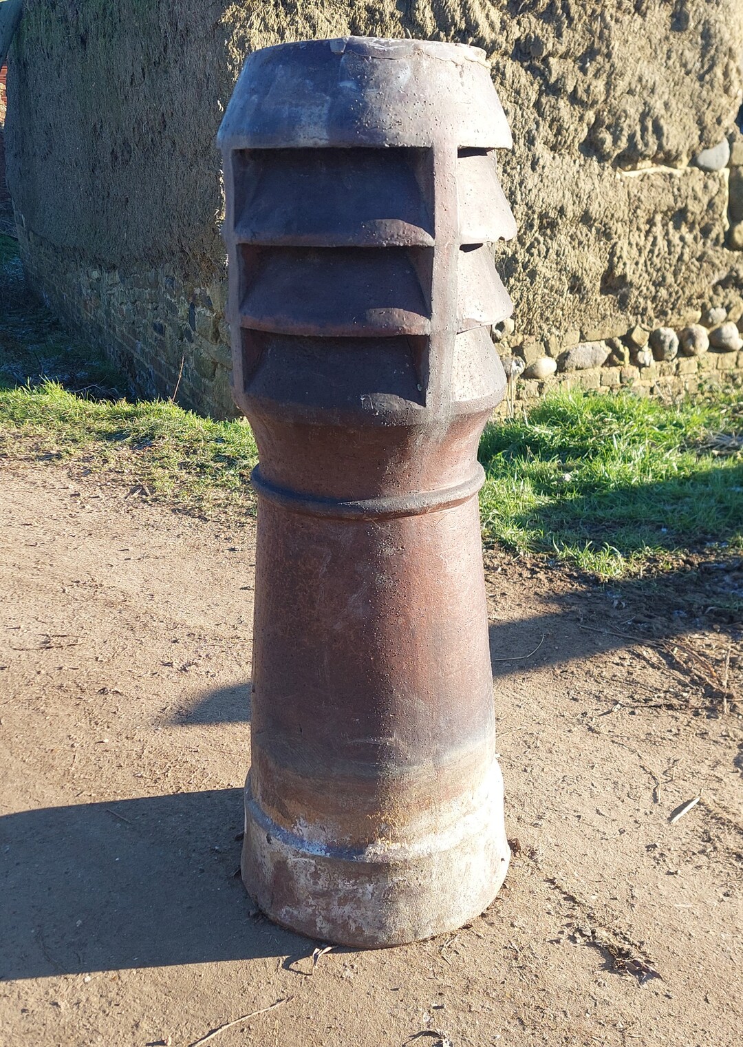 Large Antique Chimney Pot / Updraft Pot - Etsy UK