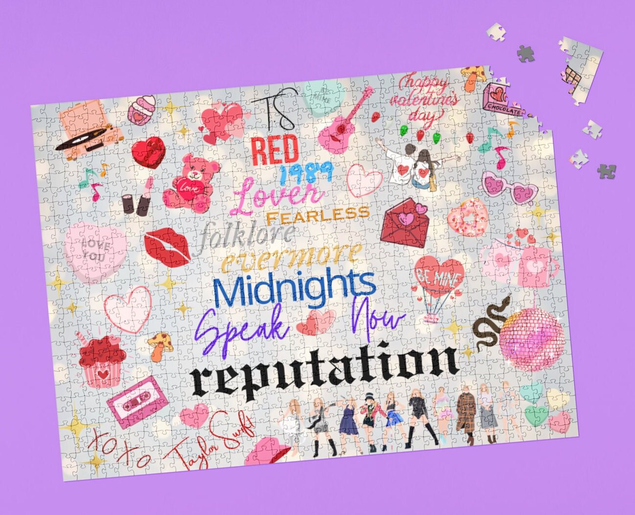 The Eras Tour Taylor Jigsaw Puzzle, Taylor Fan Gift sold by Carlos ...