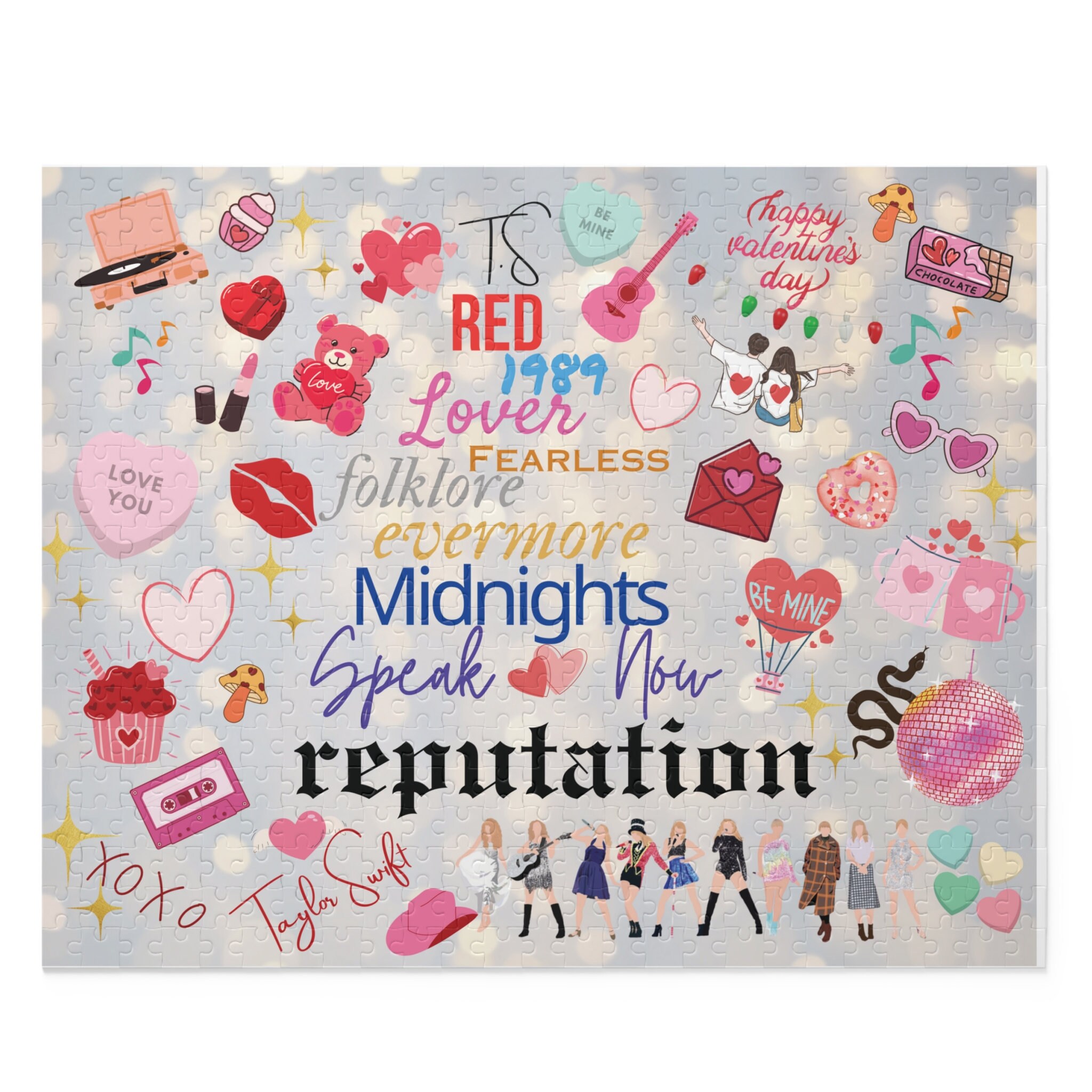 The Eras Tour Taylor Jigsaw Puzzle, Taylor Fan Gift sold by Carlos ...