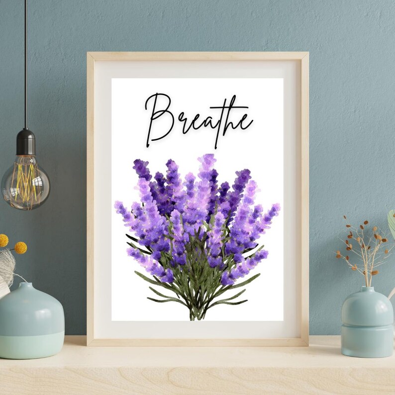 Lavender Wall Art Printable Digital Download - Etsy