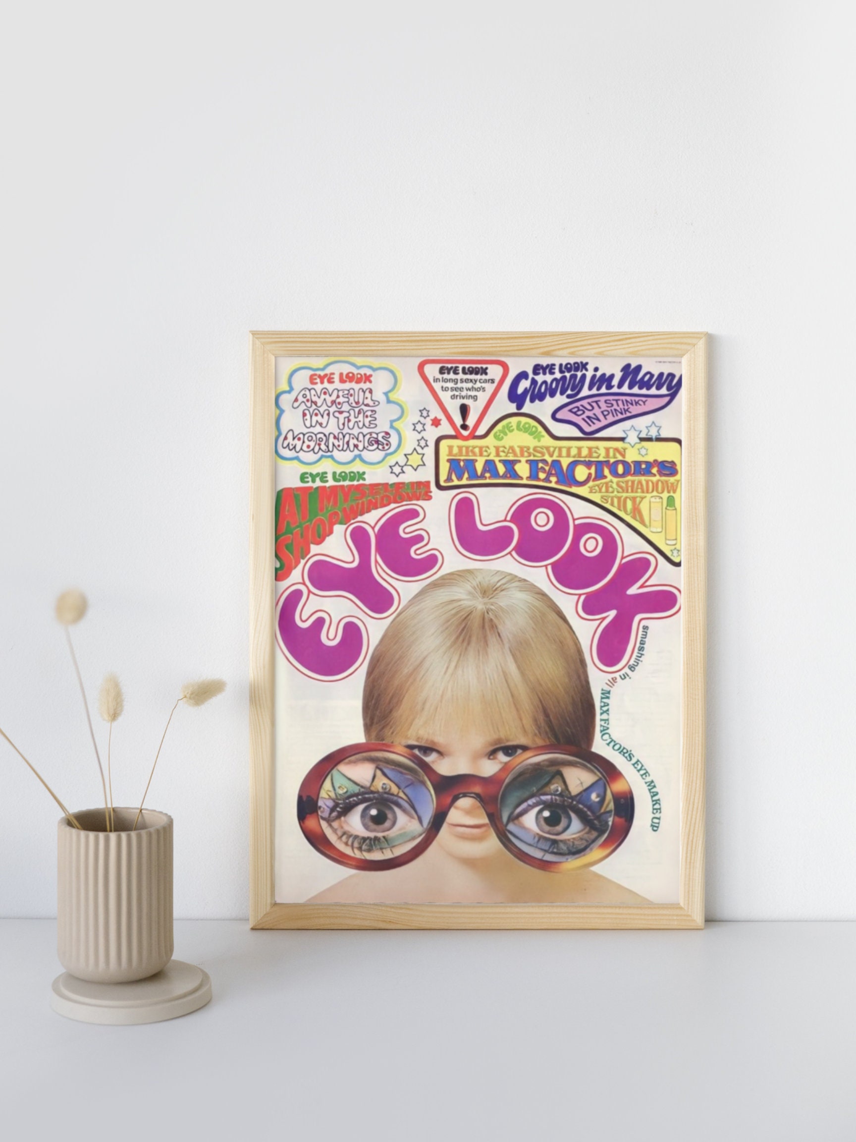 1960s Retro Magazine Poster - Etsy