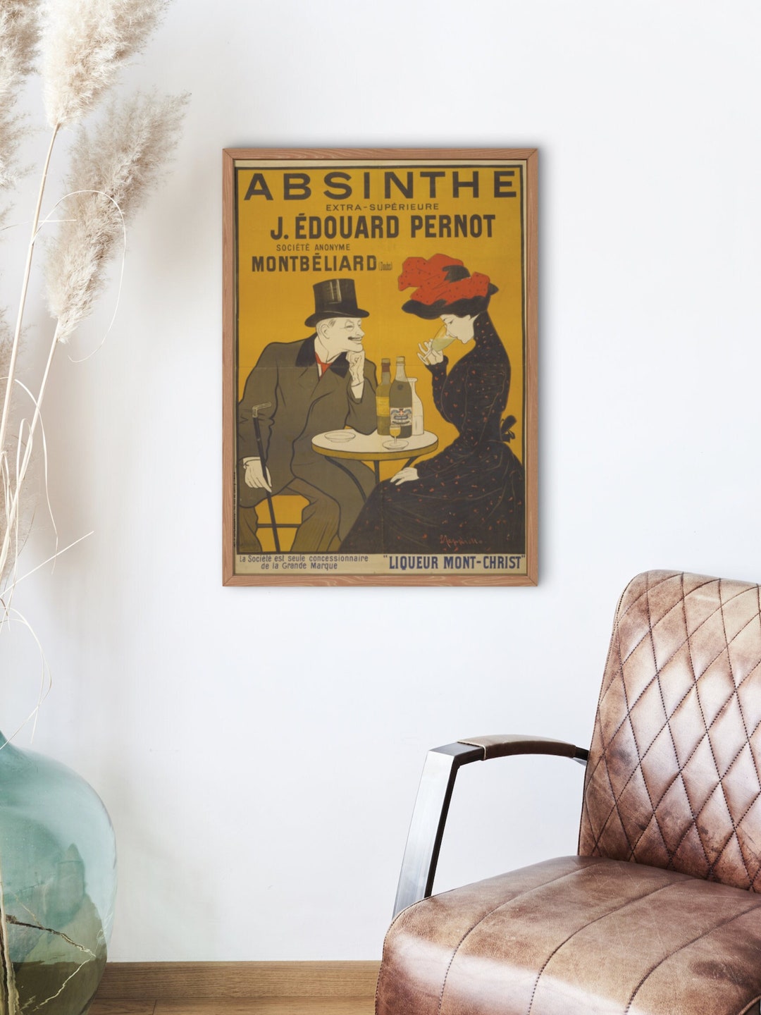 Vintage French Advertisement Poster, Alcohol Poster, Vintage Alcohol ...