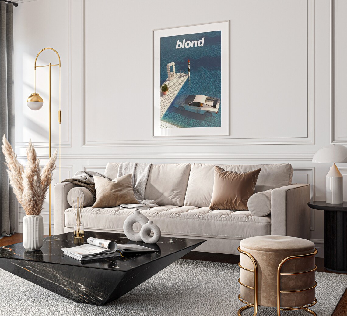 Frank Ocean Poster Wall Art, Blond Poster Print, Frank Ocean Wall Art ...