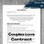 Love Contract Couples Agreement Form Printable PDF Digital Download - Etsy