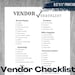 Vendor Craft Fair Event Checklist | Printable PDF | Instant Digital ...