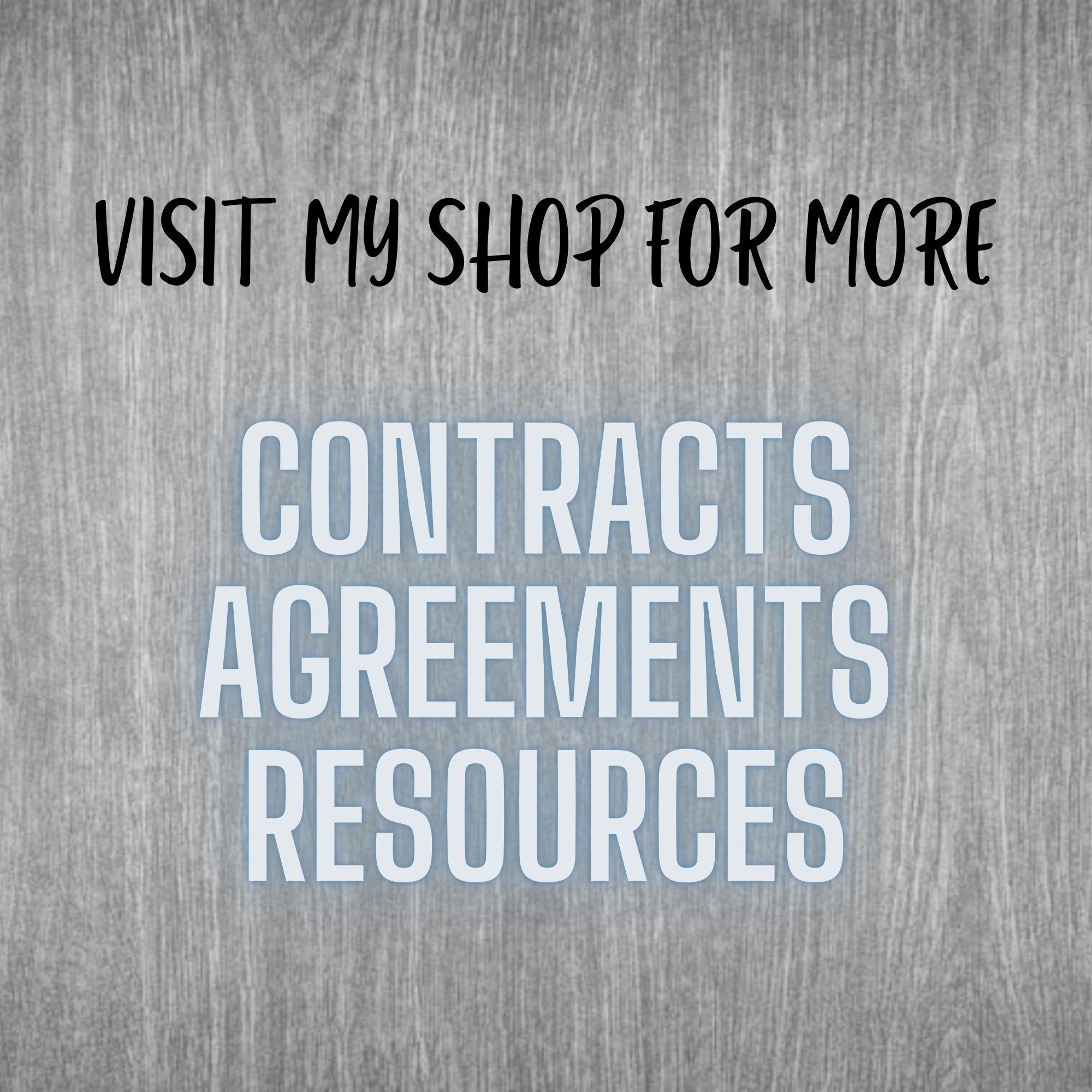 Consignment Store Contract Template | Retail Agreement | Editable Word ...