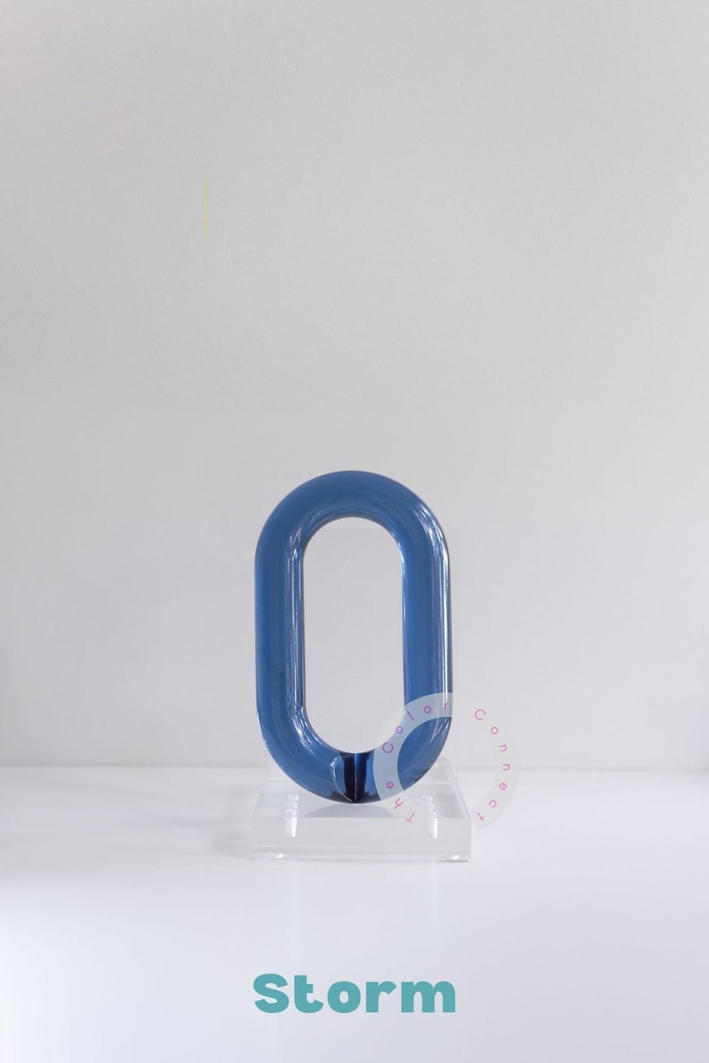 Blue Large Resin Link / Chain Link Decor / Jumbo Links - Etsy UK