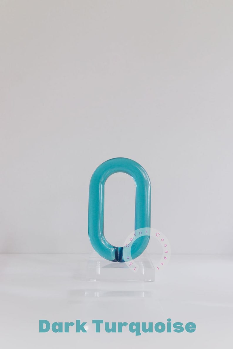 Blue Large Resin Link / Chain Link Decor / Jumbo Links - Etsy UK