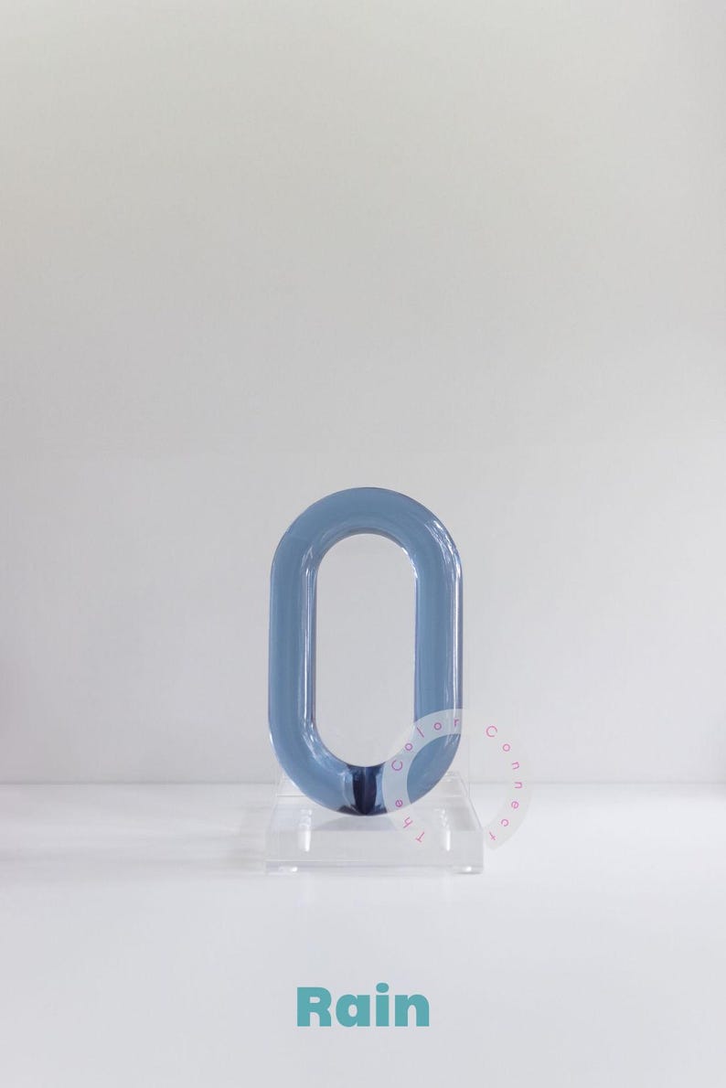Blue Large Resin Link / Chain Link Decor / Jumbo Links - Etsy UK
